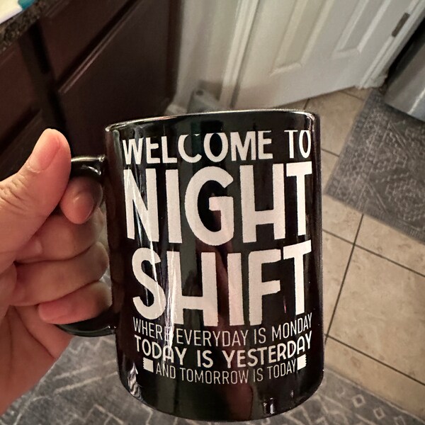 Night Shift Nurse, Night Shift CNA, Night Shift Crew Mug, CNA Gift ...
