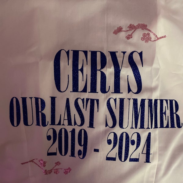 Blue Bubble Graffiti Style Leavers Shirts | Personalised School Leavers ...