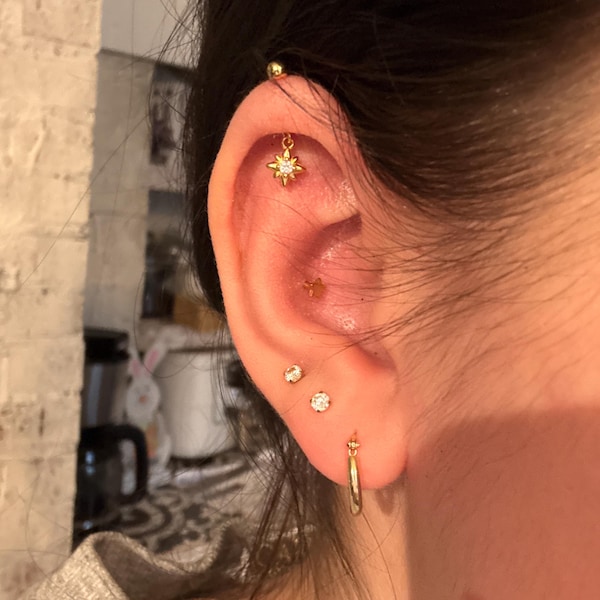 Titanium Fat Belly Button Ring Internally Threading 6/8/10/12/14mm ...