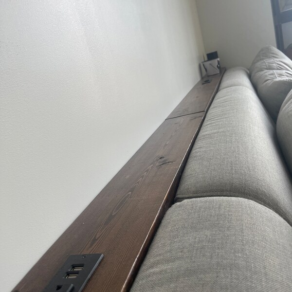 Powered Console Table | Behind the Sofa Furniture Table With Power ...