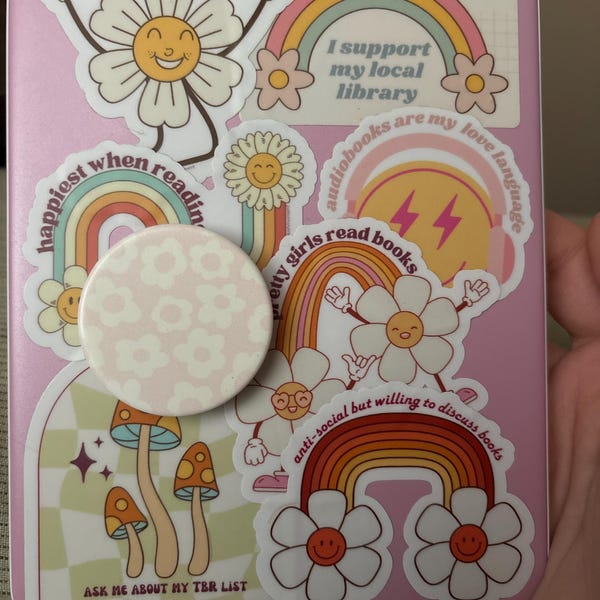 Proud Kindle Club Member Sticker Vinyl Sticker, Laptop Sticker, Book ...