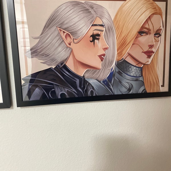 Baldur’s Gate 3 (BG3) - Isobel & Aylin - Print or Sticker - Etsy