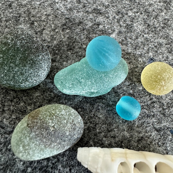 4 Unusual Sea Stones/ Natural Sea Stones for Decoration (weight 7 Oz) K ...