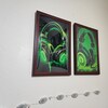 Set of 6 Neon Green Gaming Posters DIGITAL DOWNLOAD Gamer Wall Art ...