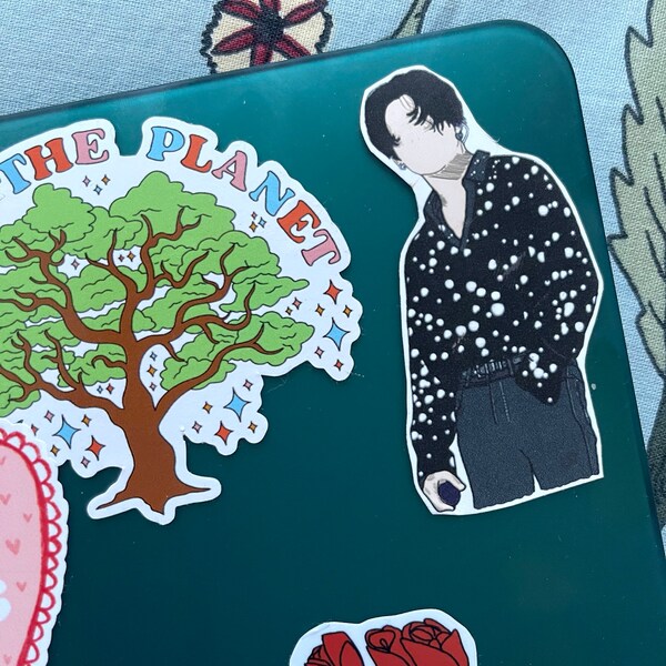 BTS Stickers | Jungkook | JK | Matte Sticker | Decals - Etsy