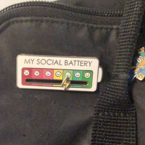 The Original Mood Tracker Sliding Enamel Pin, Interactive Enamel Pins ...