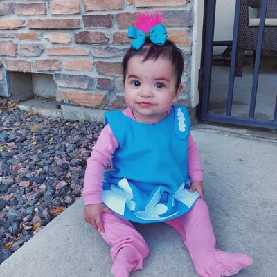 POPPY Costume Dress Girls Toddler Baby 9 12 18 24 Months 2T 3T 4T 5/6 ...