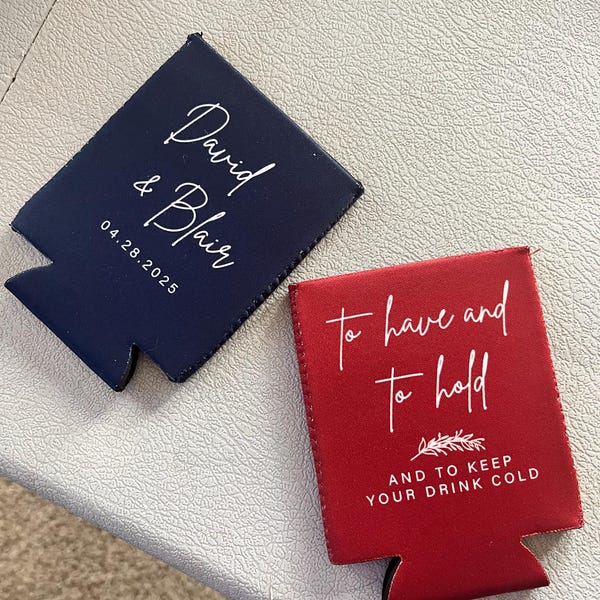 5mm Neoprene Overlocked Stubbies With Base | Custom Illustration ...