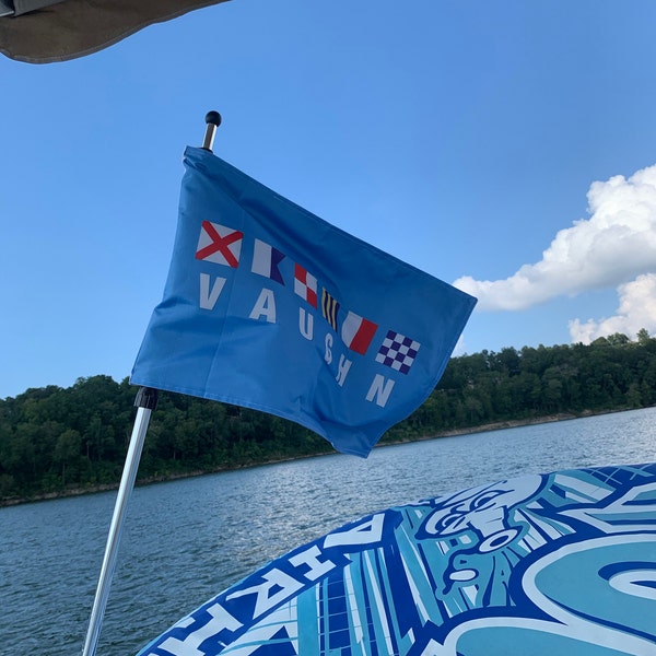 Custom Boat Flag Personalized Using Nautical Signal Symbols - Etsy