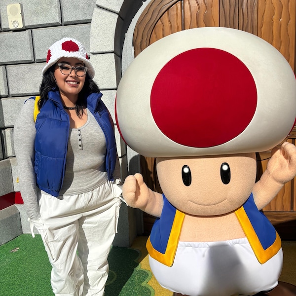 Crochet Puffy Toad Mushroom Bucket Hat - Etsy