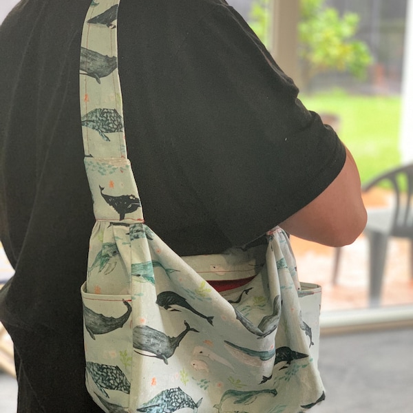 Side Pocket Shoulder Bag Sewing Pattern | Hobo Bag Easy Sewing Pattern ...