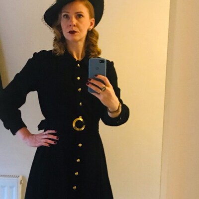 Averado Bessi Miss Bessi Vintage 1990s Cotton Bold Psychedelic Print ...