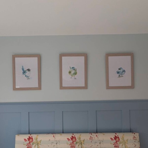 Forget Me Not Watercolor/blue Floral Wall Art Print/forget Me Not ...