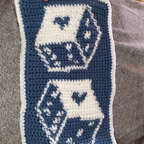 Pulling Teeth Tapestry Crochet Pattern PDF, Single Crochet Graph ...