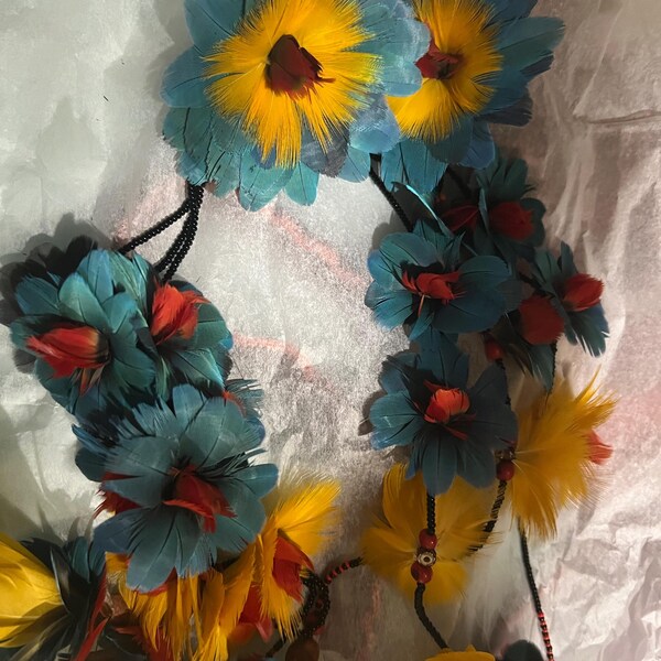 33” Waist /hips Natural Organic Wild Palm Leaves, Indigenous Handmade ...