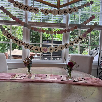 In My Birthday Era Banner Printable, Giant Friendship Bracelet Banner ...