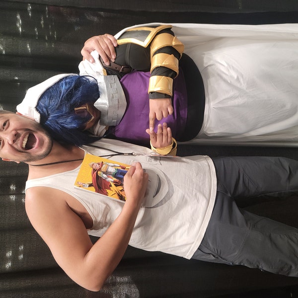 Anime Cosplay Visor Blue Wrap Cosplay Costume Glasses - Etsy