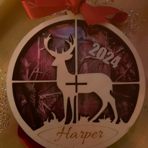 Personalized Hunting Christmas Ornament Gift for Hunter, Hunting ...