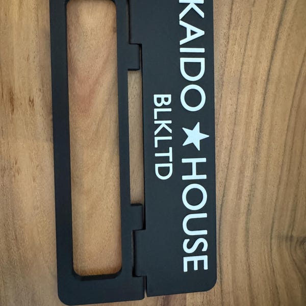 Custom 3D Printed Foldable Desk Nameplate – Personalized Office Decor ...
