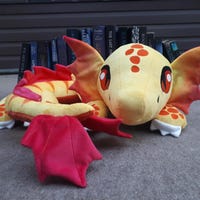 Neck Dragon Plush Sewing Pattern .pdf Tutorial Posable Wearable ...