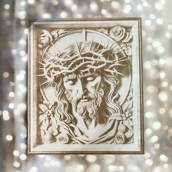 Moses 3D Illusion Laser Engraving File Presenting Ten Commandments ...