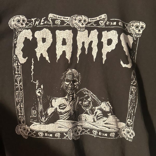 The Cramps Tshirt Looks Vintage - Etsy