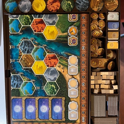 Patchwork Board Game Insert / Box Organizer - Etsy