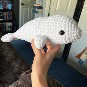 PATTERN: Bianca the Beluga Whale Pattern Amigurumi Beluga Pattern ...
