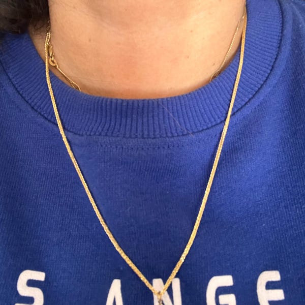 Double Cuban Link Chain 14K Yellow Real Gold 3mm 3.7mm 4.5mm Thick ...