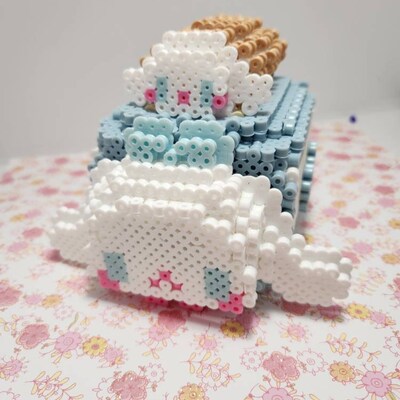 Herbie Beetle Car 3D Perler Bead Patterns Digital Instant Download ...