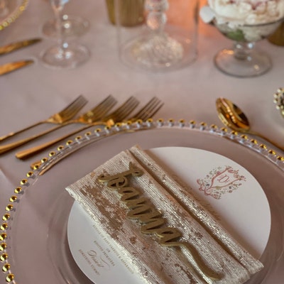 SAMPLE Round Menu 8 Inch Round Wedding Menu - Etsy