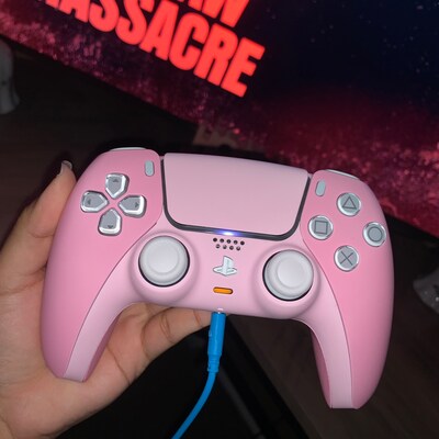 Custom Pastel and Baby Pink Themed Playstation 5 PS5 Dualsense Wireless ...