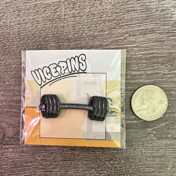 Dumbbell Pin Exercise Pin Fitness Gym Pin Gift for Him Cute Gift for ...