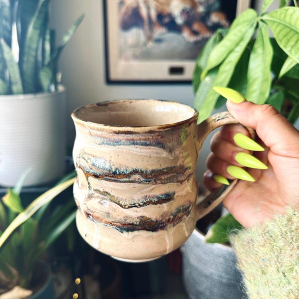 Potbelly Mugs | Montana Ranch Glaze Design | Stoneware | Curvy in All ...
