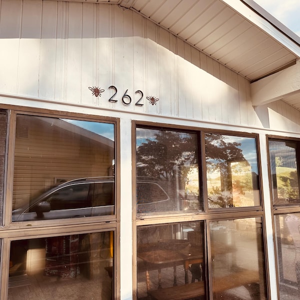 4 Inch Letters Alphabet PER LETTER Rusty Western Style Metal Steel Wall ...