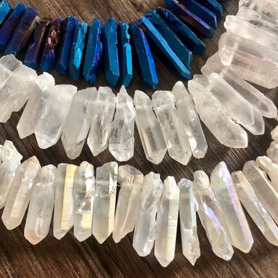 Natural Raw Crystals Tower Beads,big Size High Quality Clear Crystals ...