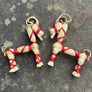 Christmas Topper Praying Angel. Straw Ornaments. Handmade Holiday ...