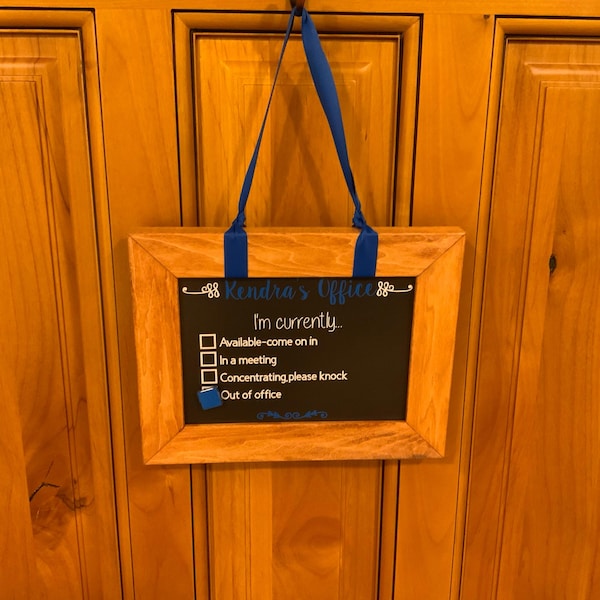 Office Message Board Sign,unavailable Sign,not Here Door Sign,i'm ...