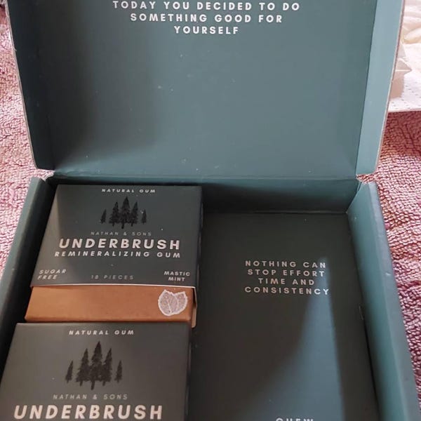 OFFICIAL Nathan & Sons - Underbrush Gum - MASTIC MINT Remineralizing ...