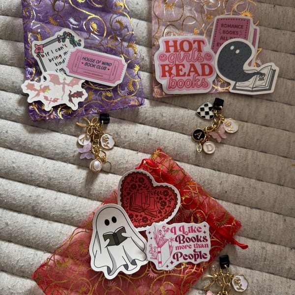 Pink Bow Charmed Bookmark Bow Bookmark Acrylic Bookmark Charmed ...