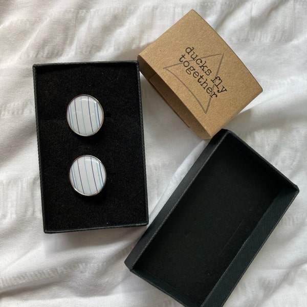 Football Team Colours Cufflinks. Man United. Man City. Spurs. Arsenal ...