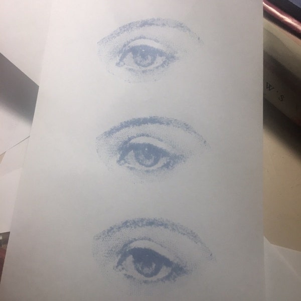 Eye Rubber Stamp, Victorian Style WM P30 - Etsy