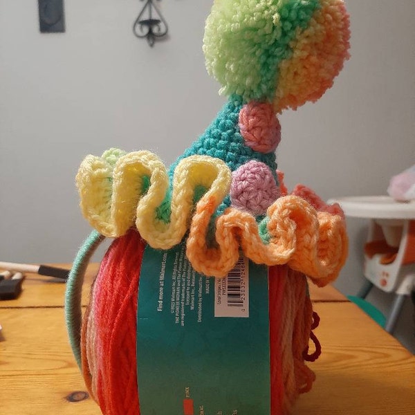 Clown Hat Crochet Pattern - Etsy
