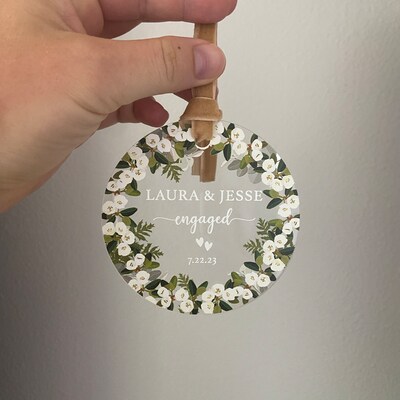 Magnolia Compact Mirror Purse Mirror Personalized Mirror - Etsy