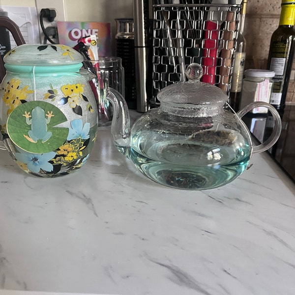 Treefrog Butterfly Pea Mint Tea Bag (style 2) - Ocean Teabag - Etsy
