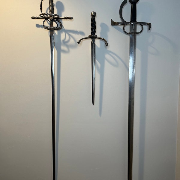 Hidden Sword Hanger - Single Rectangle for Rapier, Dagger, Smallsword ...