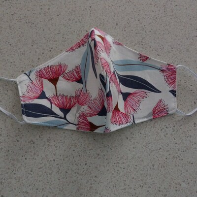 3-layered Face Mask Australian Made, Reusable & Washable With Elastic ...
