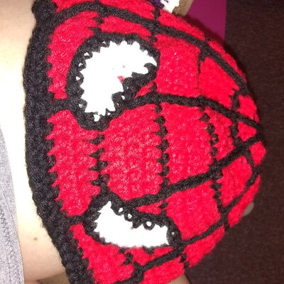 Crochet PATTERN Superhero Spider Web Hat Baby to Adult Size - Etsy ...