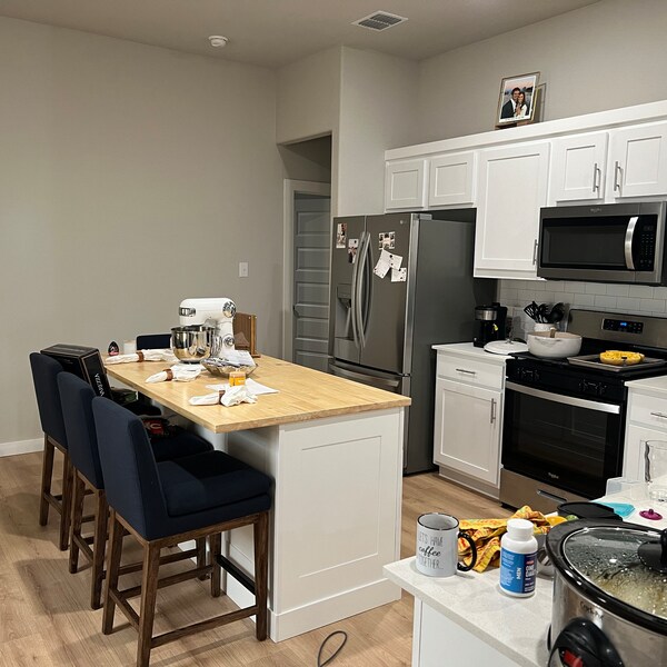 5ft White Kitchen Island W/O Countertop (custom Welcome) - Etsy