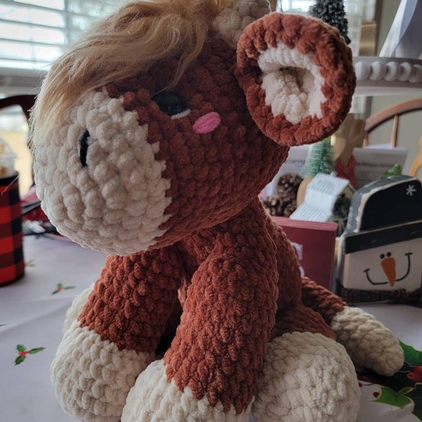 Gingerbread Boy Girl / Low Sew Crochet Pattern / Christmas Amigurumi ...